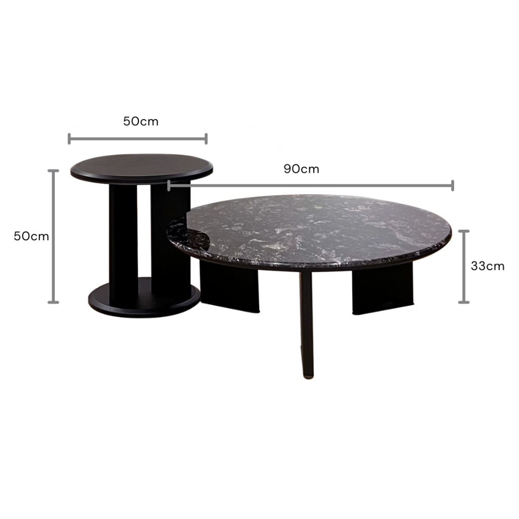 Luna Marble Coffee Table - Couch Designs Furniture